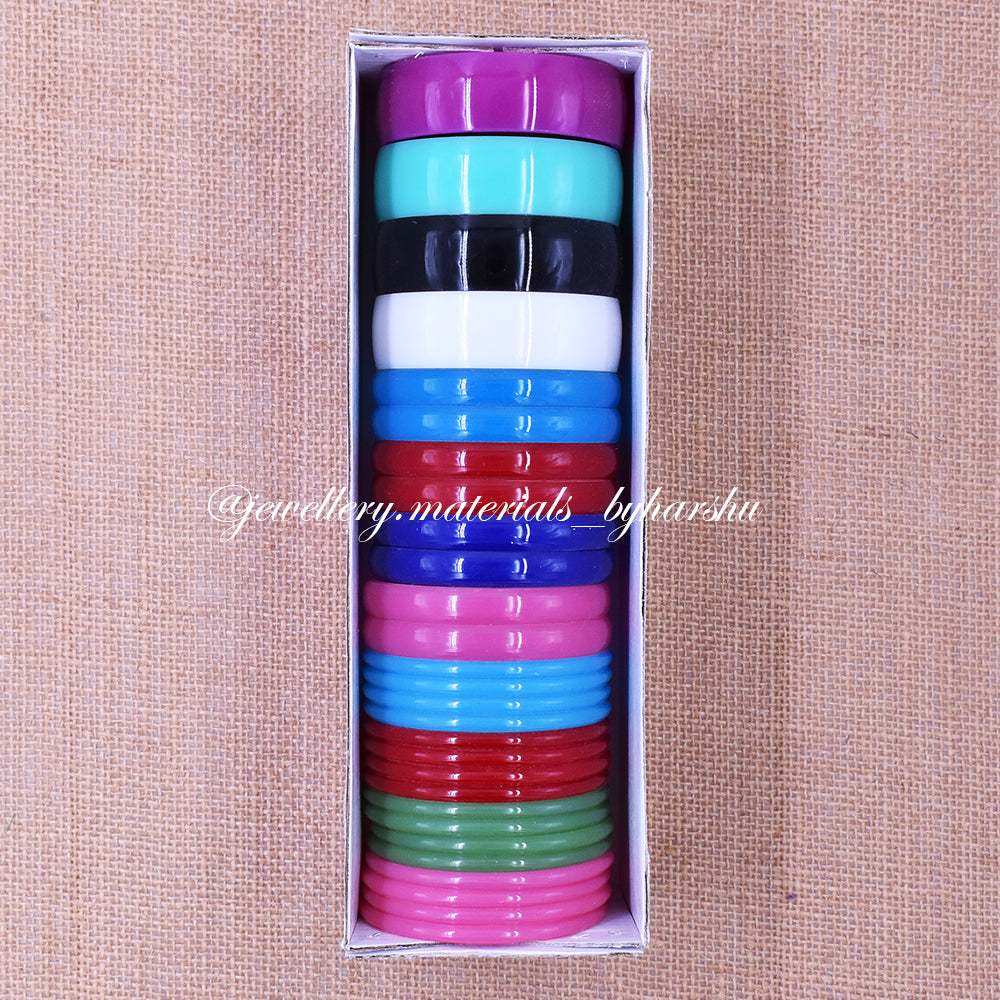 Plain Round Bangles Mixed Cut (1, 2 and 4 Cut) – Harshu's Craft Store